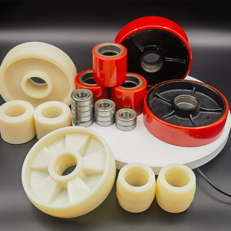 Heavy Duty Cast Iron Caster PU Wheels for Pallet Trucks