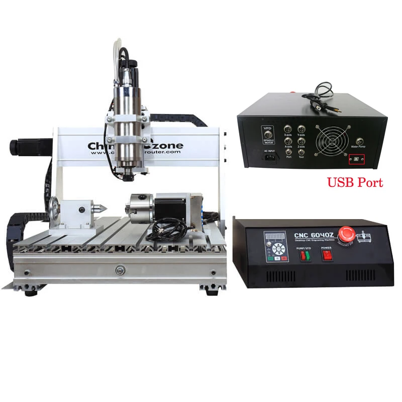 Gantry Structure CNC 6040 4 Axis 3D Wood Milling Machine Alibaba