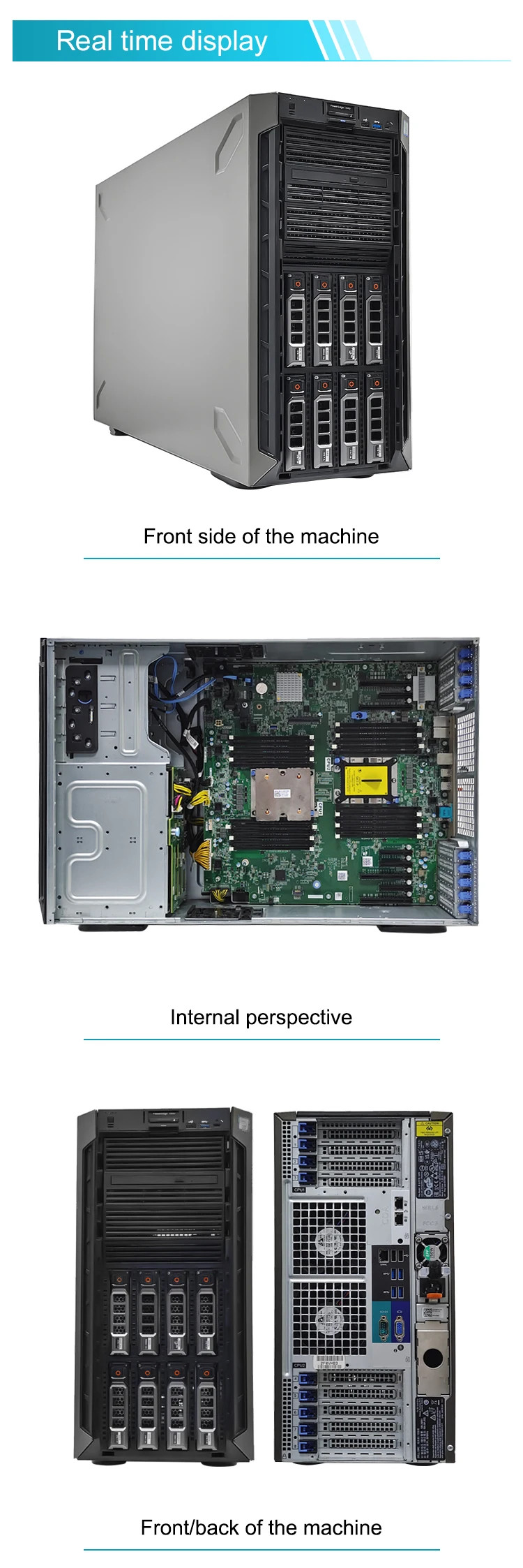 For Dell Poweredge T640 Tower Server With Xeon Bronze 3204 16gb Memory ...