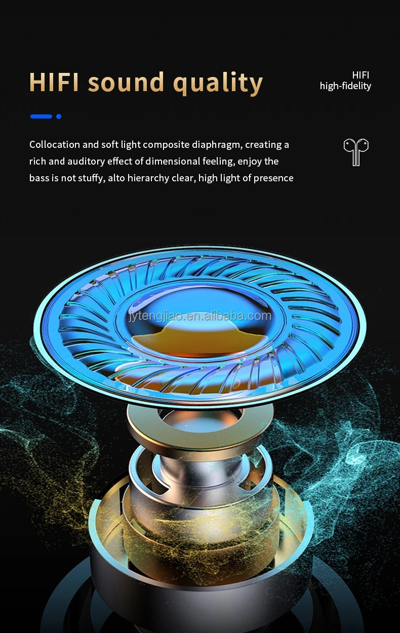 Bq20 Tws 5.3 Wireless Earphone 9d Bt Sport Headphones Earbuds Gaming Led Headset Music Earphones ...