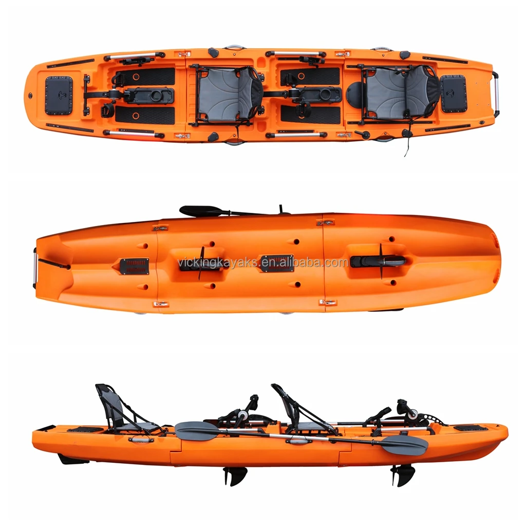 Vicking 4.36M Modular Fishing Kayak - Double Pedals & Seats