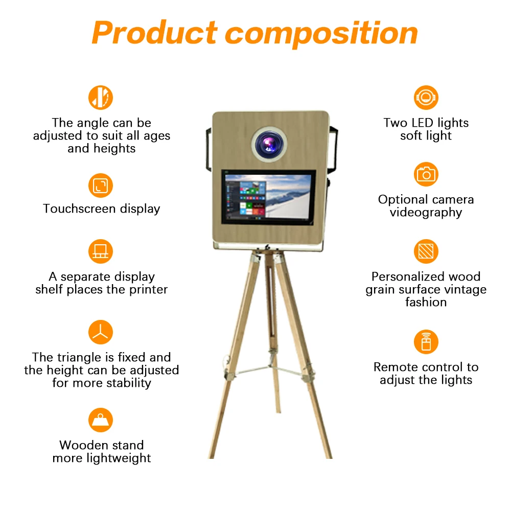 Selfie Retro Photobooth - Real Vintage Instant DSLR Wedding