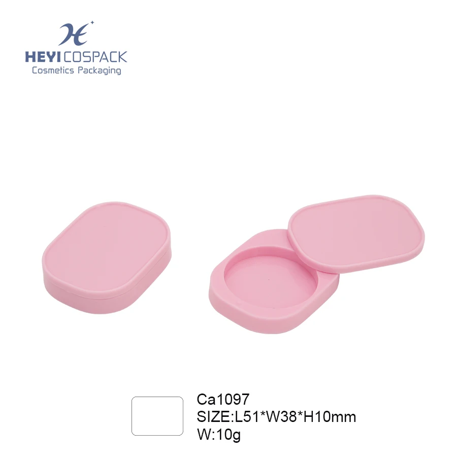 Single Compact Powder Case - Empty Blush Compact Packaging