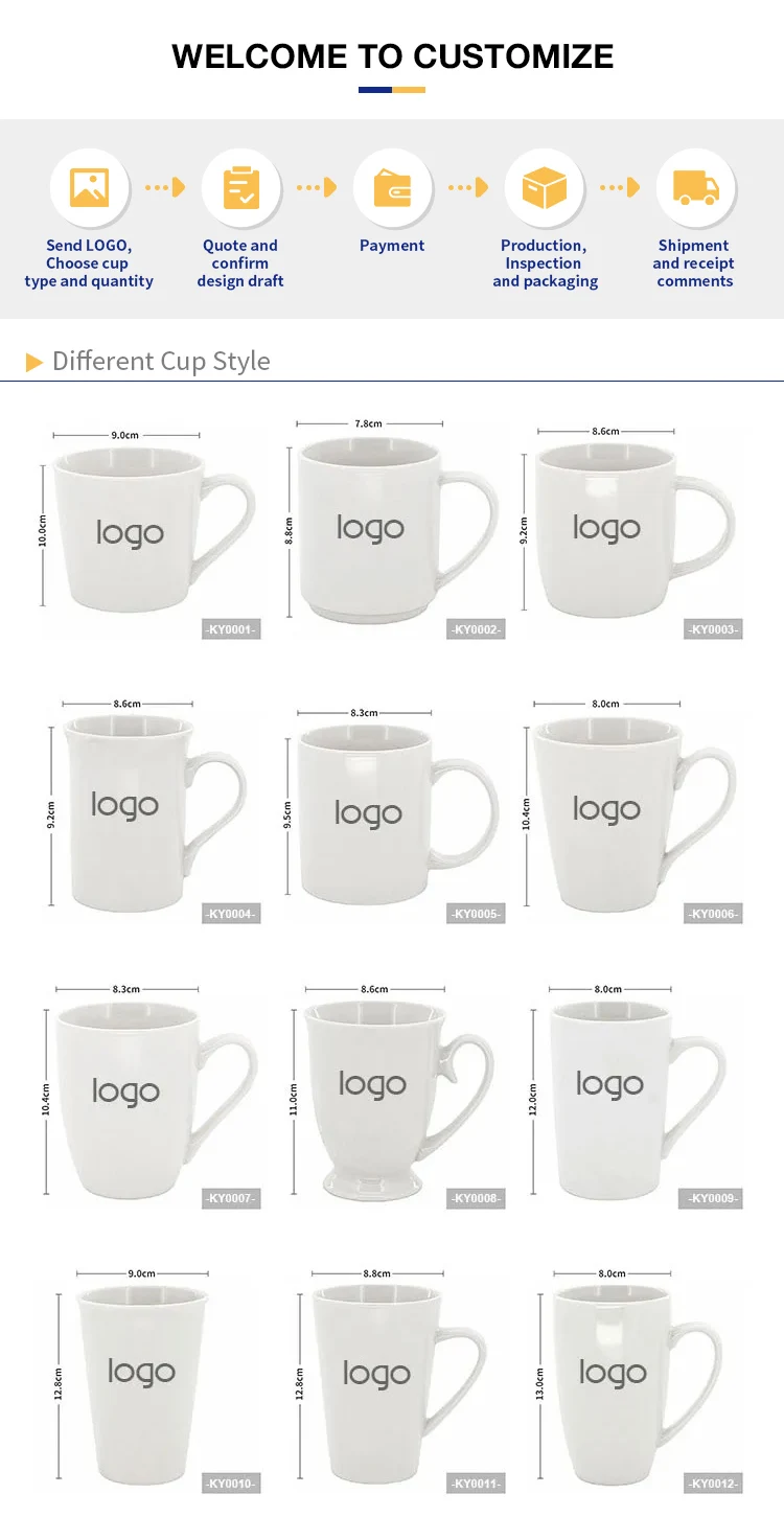 Modern Mug Geometry Applique Custom Tea Mugs 1 Piece Manufacturer ...