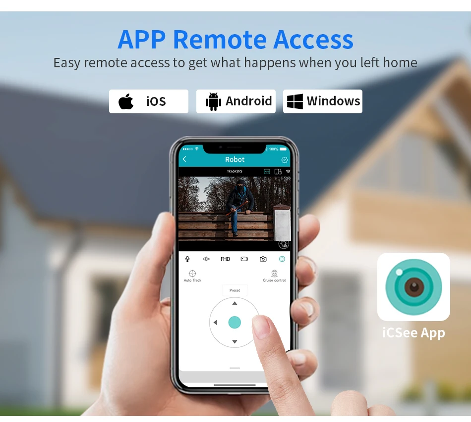 Hisense IP66 PTZ Dome Wireless Wifi CCTV Security Camera