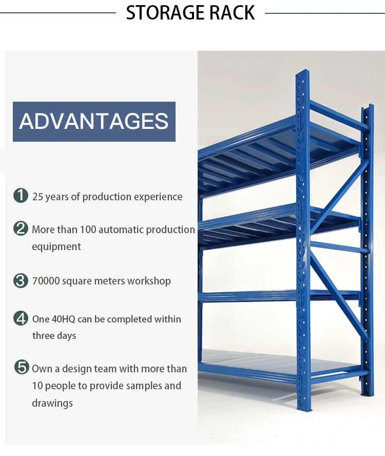 Factory Warehouse Shelve System Metal Light Duty Storage Rack Boltless ...