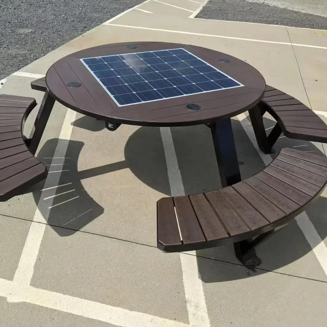 Alibaba.com: Wifi Charging Solar Panel Bench with USB Ports, Solar ...