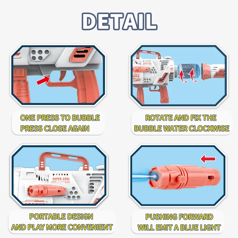 Cartoon Soap Bubble Toys Party Outdoor Play Plastic Classic Wholesale ...