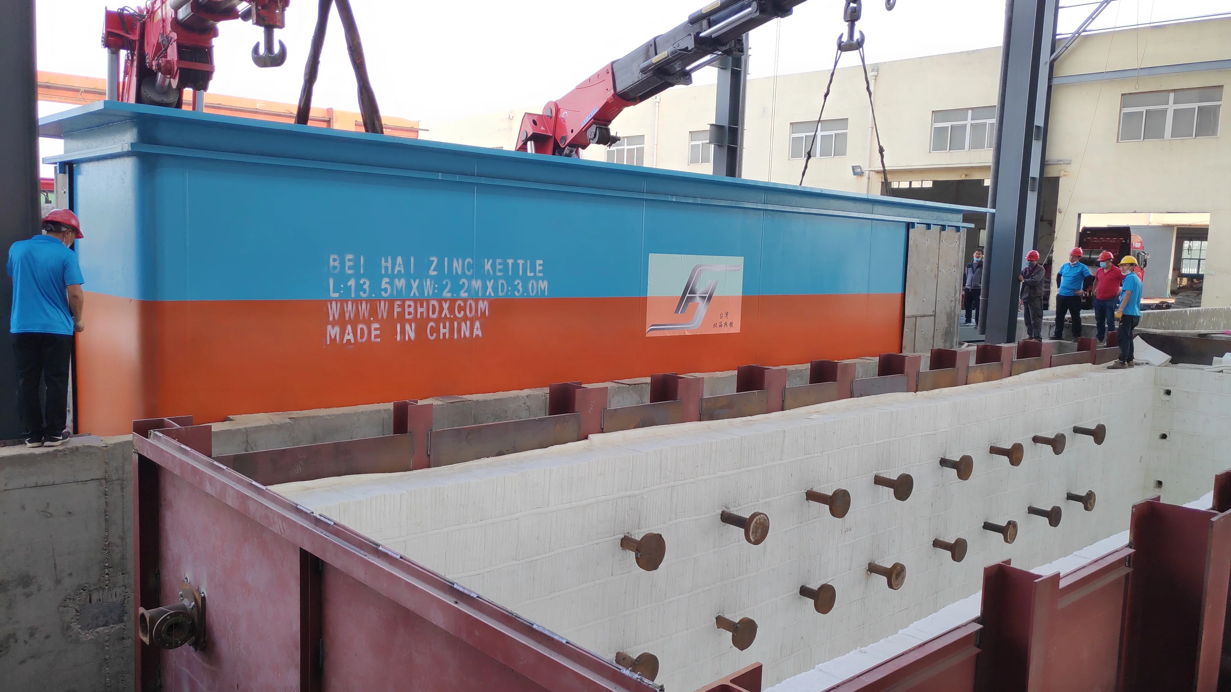 Hot Dip Galvanizing Furnace Zinc Kettle Plant Equipment Production Line ...