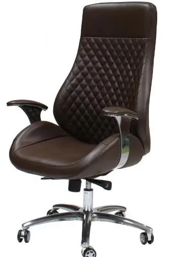 CEO Brown Color Computer Desk Chair - Luxury & Comfort