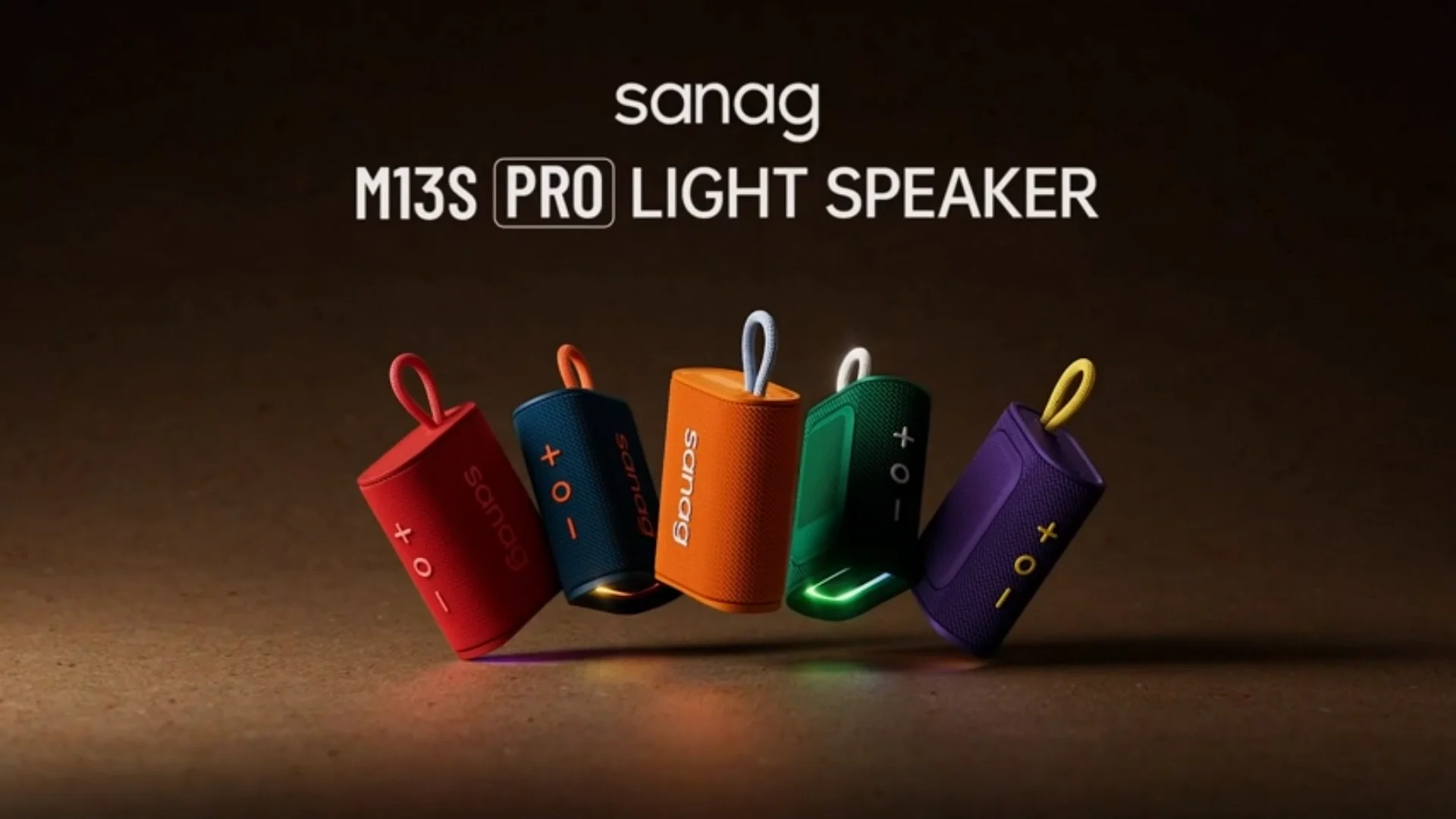 Sanag Bluetooth Speakers M13s Pro Mini Portable Speaker With Rgb Light Ipx7 Waterproof Wireless ...