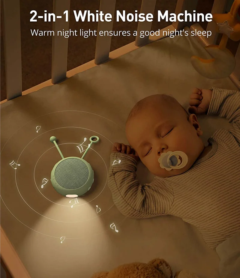 Baby White Noise Machine - Soothing Sound & Night Lights