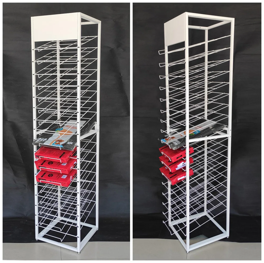 Customizable Stationery Store Display Shelves Metal A3 12x12 4k Paper ...