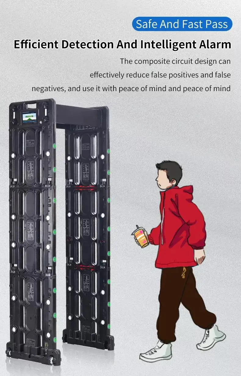 Full Body Scanner Pass Through Metal Detector Security Walk Through ...