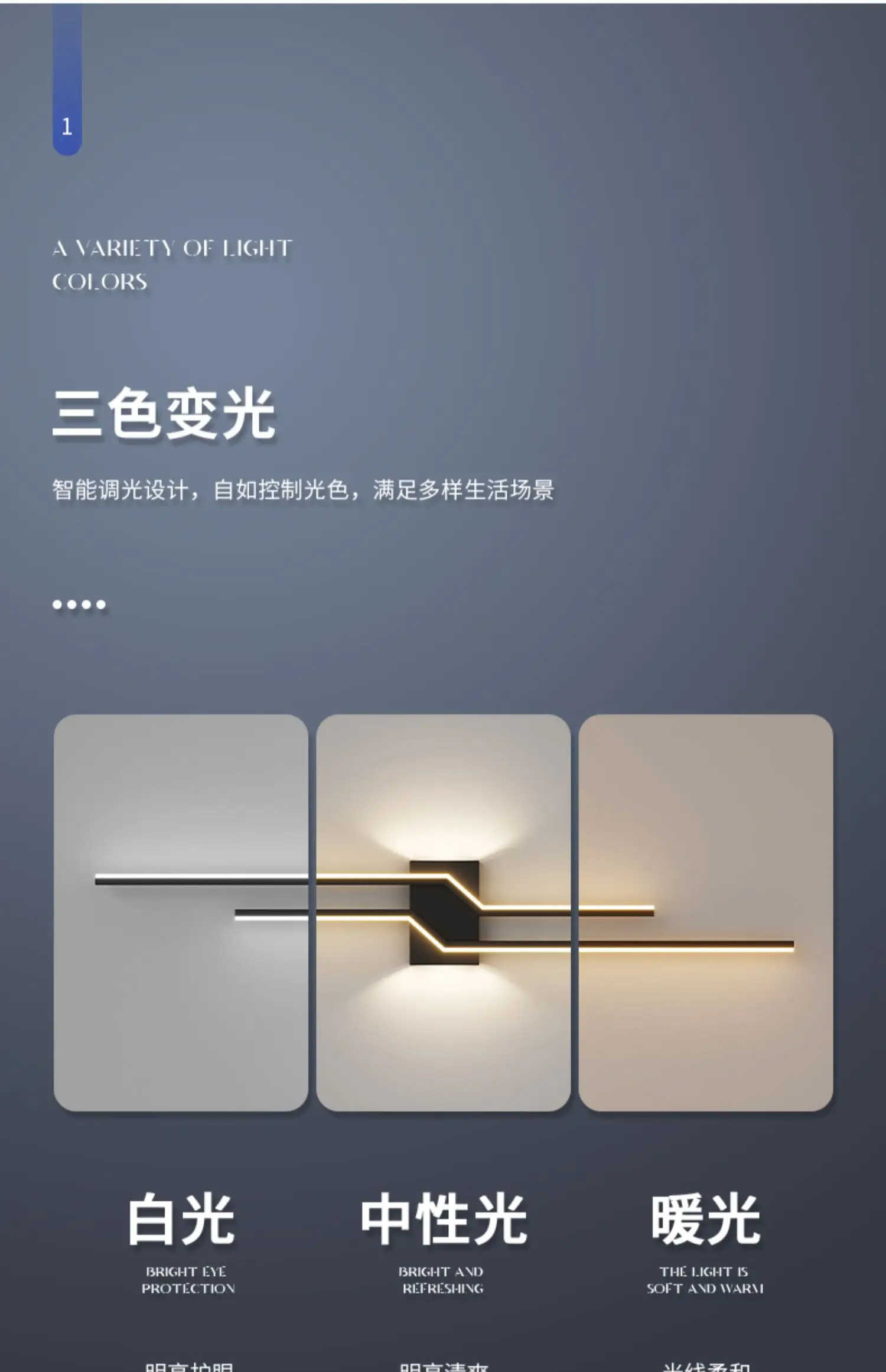 Art Grille Living Room TV Backdrop Wall Lamp - Minimalist Decor