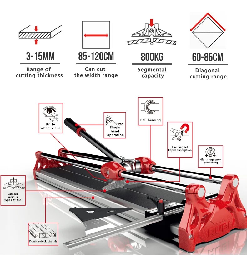 High Precision Ceramic Tile Cutting Machine - DIY & Industrial