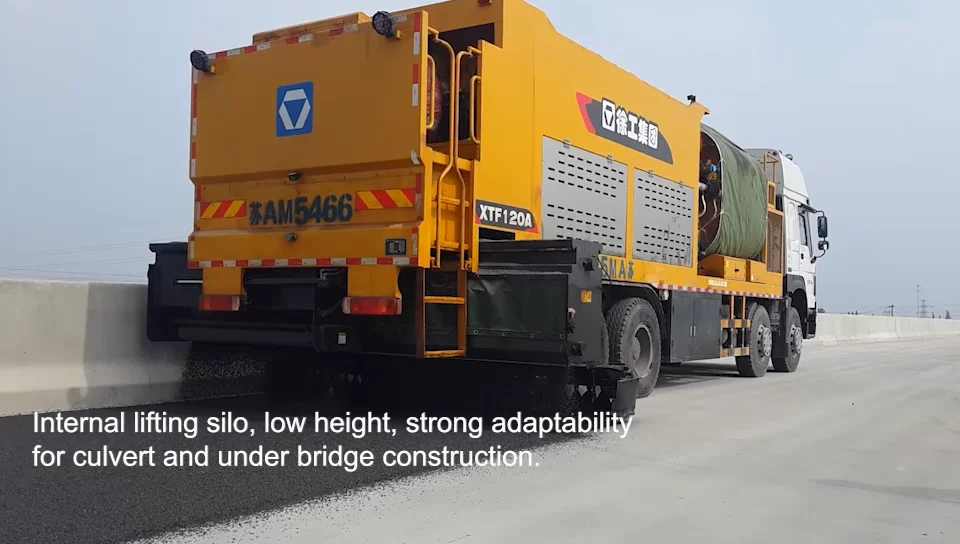 Xcmg Road Machine Xtf1003 6m3 Asphalt Synchronous Chip Sealing Vehicle ...