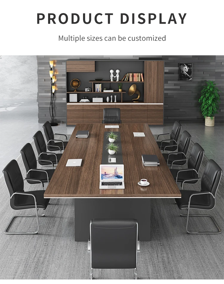Oval Conference Table Table De Conference Office Set Furniture Wooden 6 ...