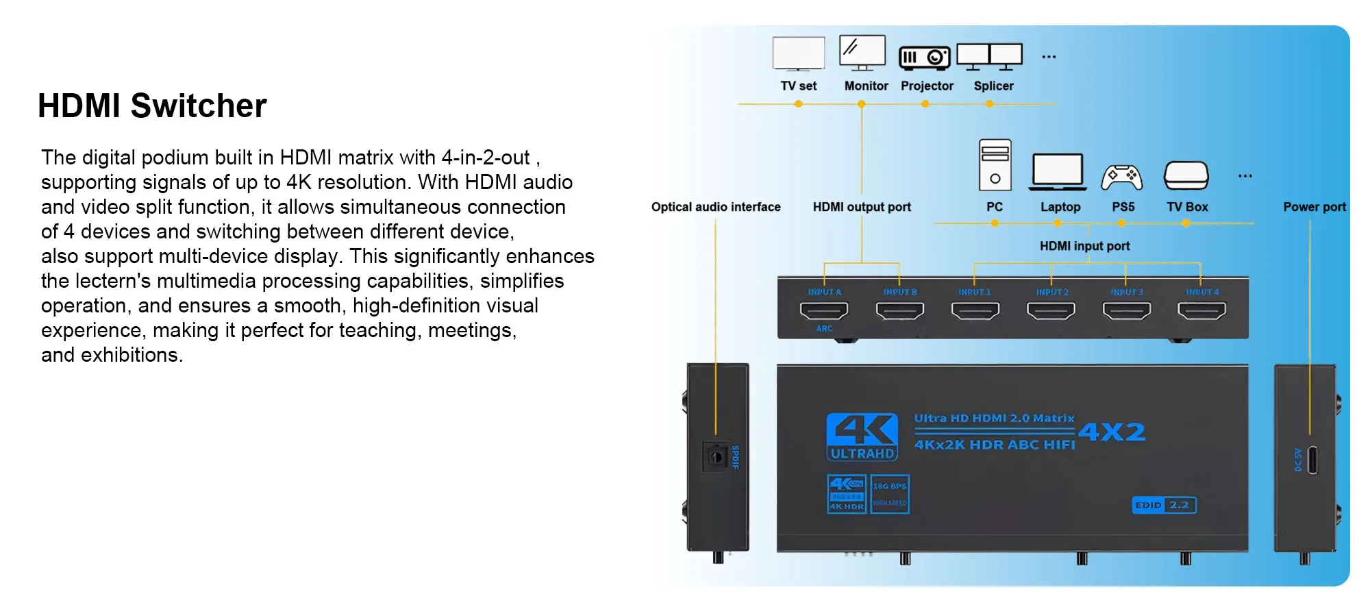 Professional Manufacturer Digital lectern Smart Classroom Digital ...