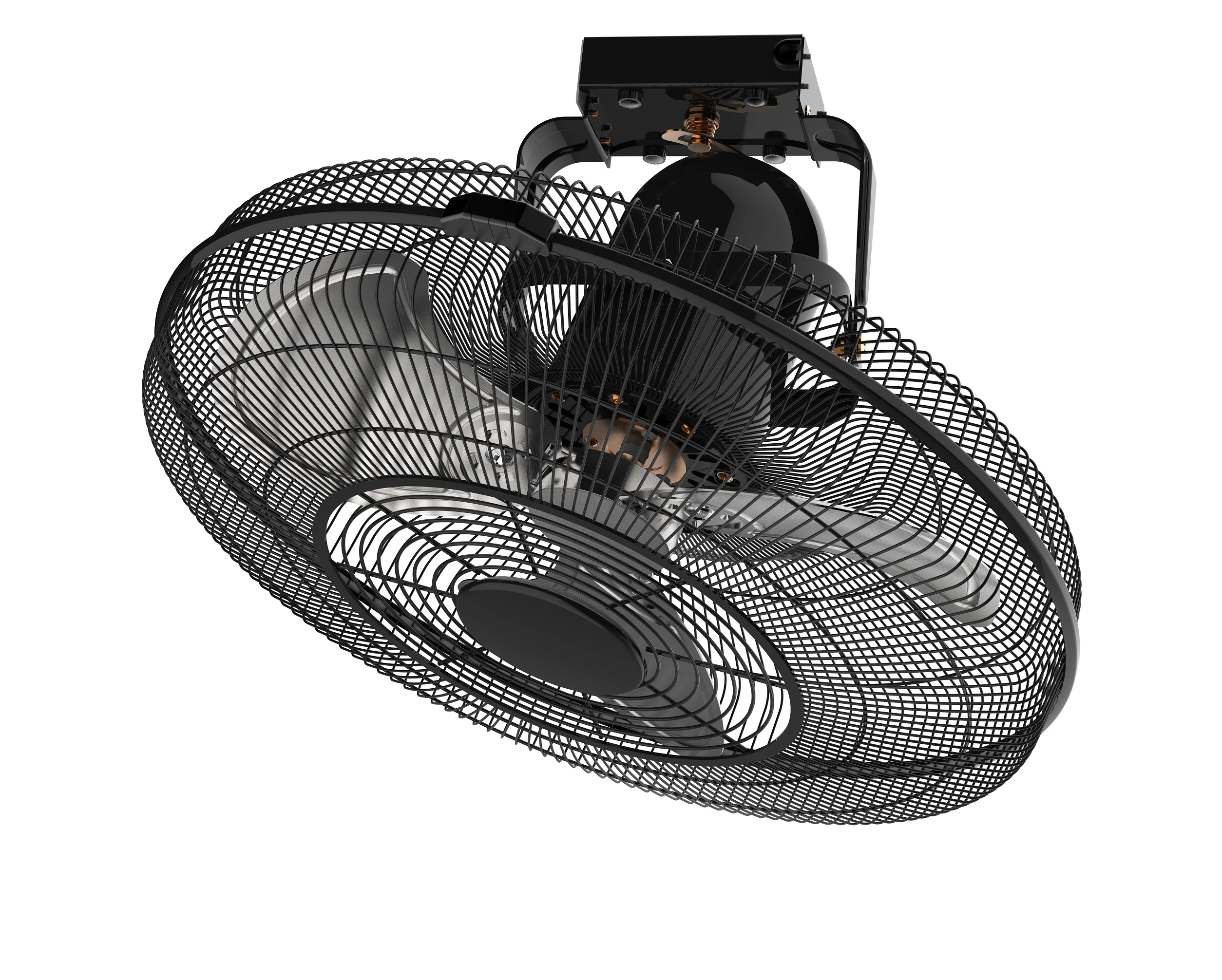 High Speed 16 Inch Oscillating Aluminium Blade Air Cooling Orbit Corner ...
