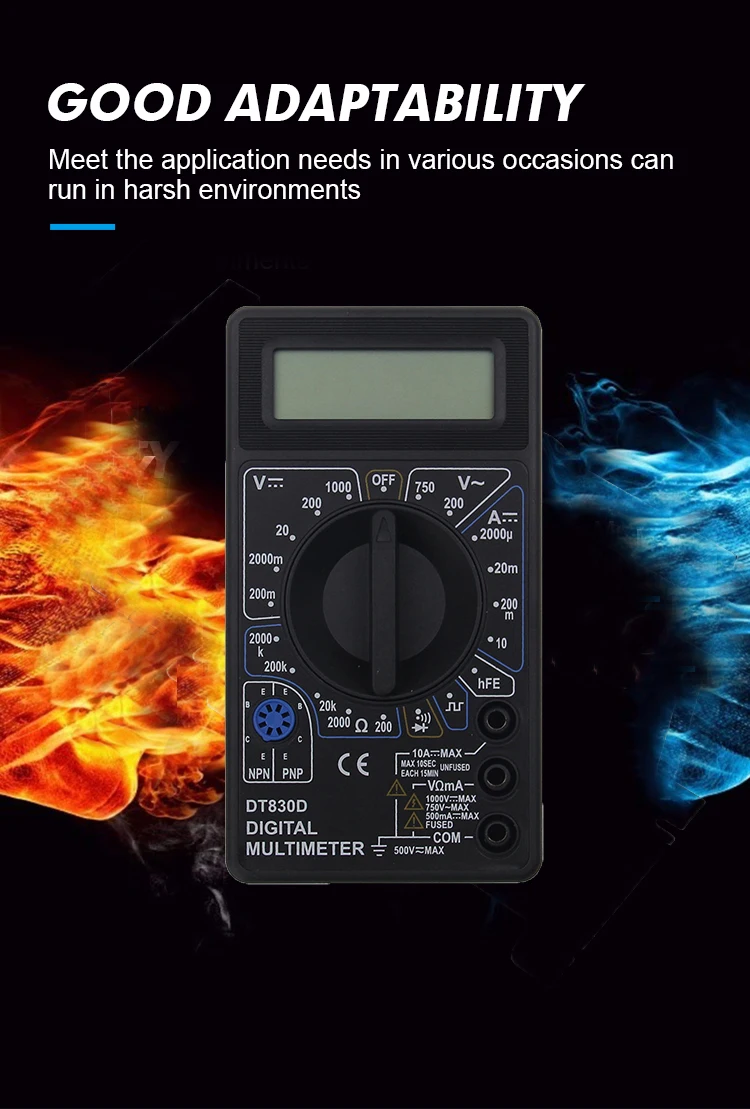 DT830D DT832 WITH BUZZER DIGITAL MULTIMETER - Reliable Measurements