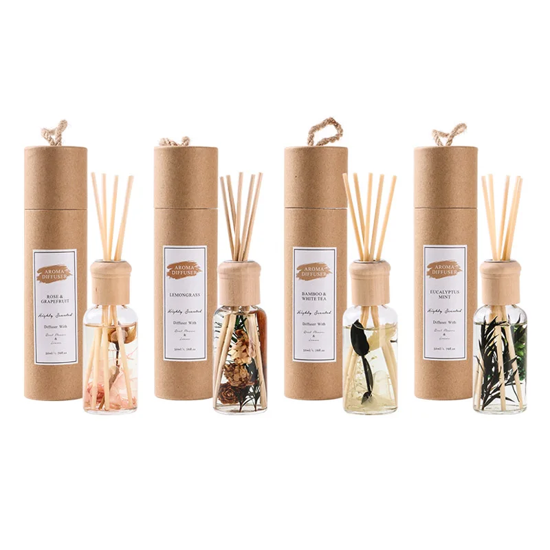 Wholesale 50ml Flower Reed Diffuser Home Diffuser Herbarium Aroma ...