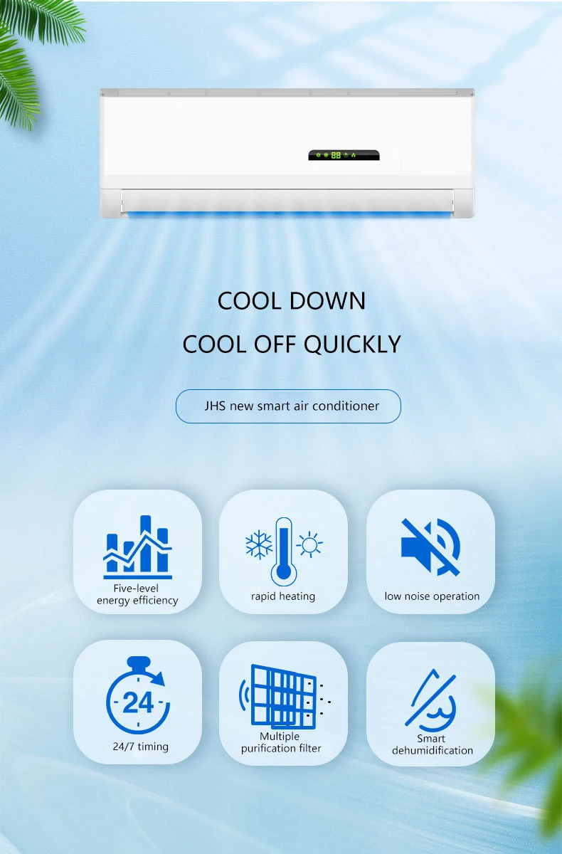 Cooling Heating Split Wall Air Conditioner 12000btu High Efficient ...