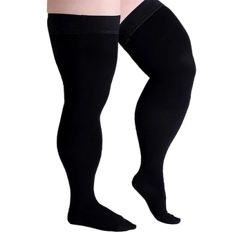 Large Size Customization Compression Thigh High Socks Varicose Medical ...