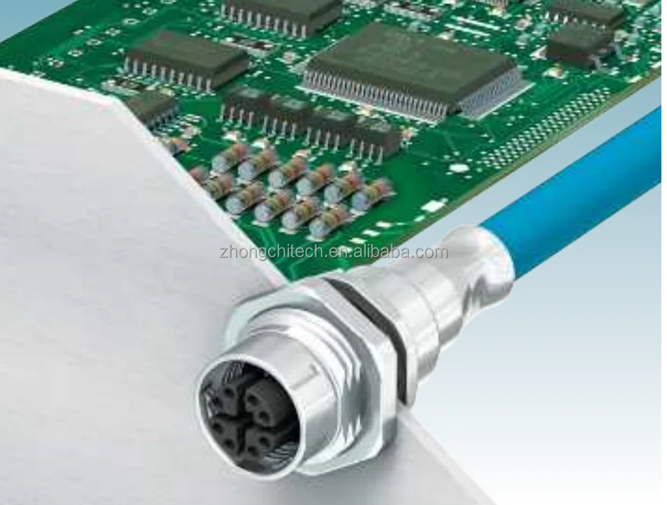 M16 Binder Connector Soldering Pins Of Pcb Socket 2 3 4 5 6 7 8 12 14 16 19 Din Waterproof M16 ...