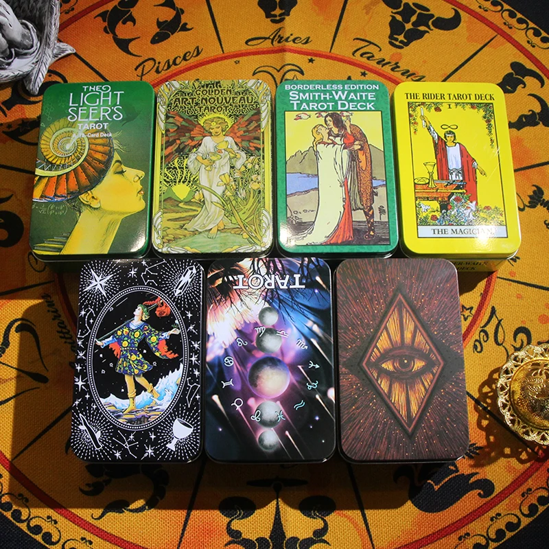 Wholesale 7x12cm 78 Cards Original Tarot Cards Gold Gilt Edges Paper ...