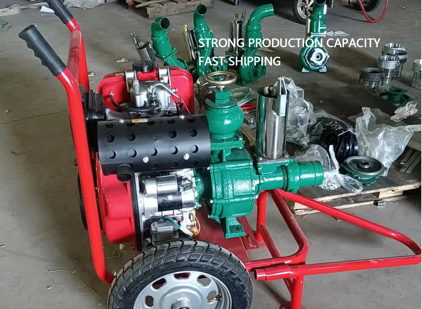 Agriculture Irrigation System Disesel Pump Hand Propelled diesel Engine ...