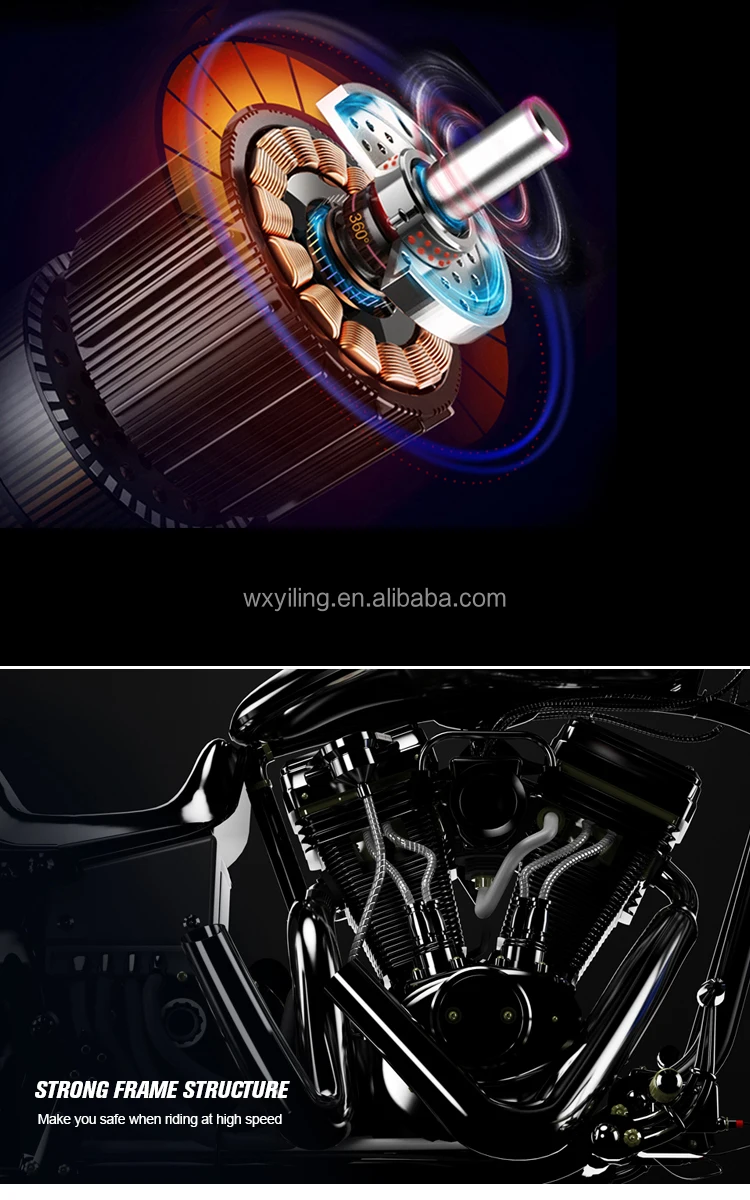 72v 3000w 4000w 6000w Electric Motorcycle Lithium - Buy Electric ...