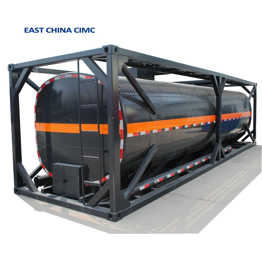 26000 Liters Bitumen Iso Tank Container Asphalt Container Specs With ...