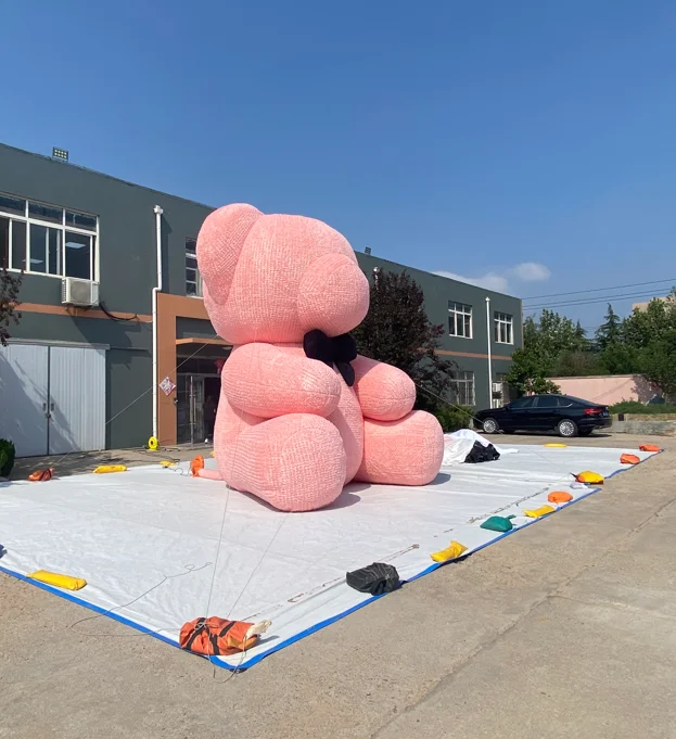 Aero Inflatable Cartoon Character Inflatable Bear For Shopping Mall ...