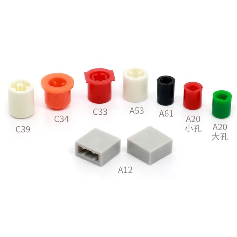 6 X 6mm Tact Tactile Push Button Switch Cover/cap - Buy Cap With Back ...