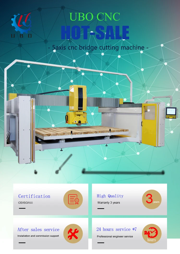 New 2024 5 Axis Cnc Bridge Cutting Machine Architectural Stone Cutting ...