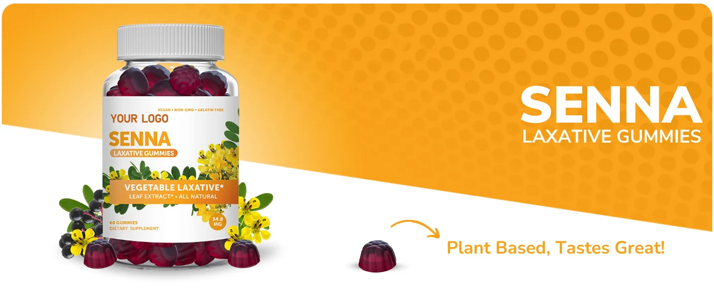 Haccp Oem Odm Senna Laxative Gummies For Adults And Kids Natural Senna ...