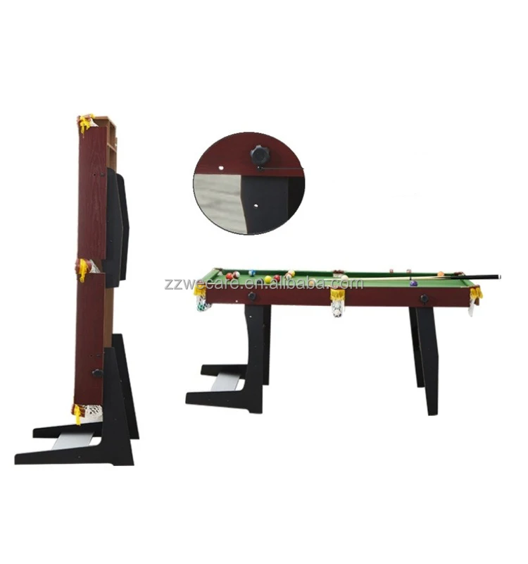 Folding Leg Pool Table - Portable & Multi-Functional Game