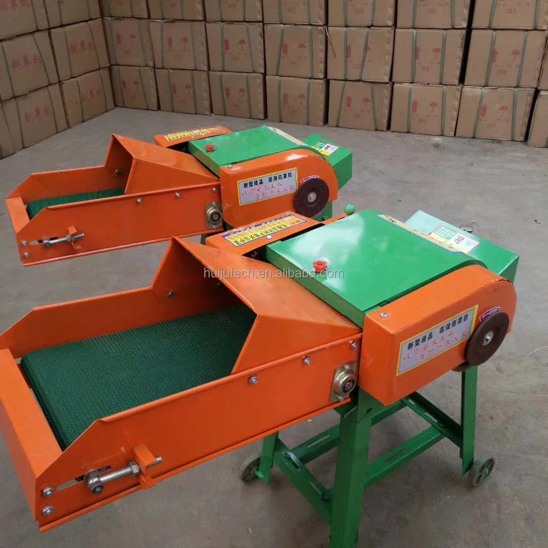 500kg/h Grass Chaff Hay Grinder with 7.5HP Gasoline HJ-ZC001
