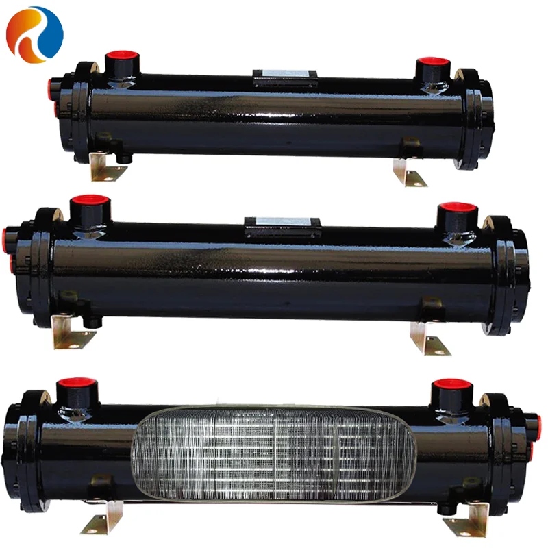 Universal Oil Cooler - Finned Tube Stainless Steel Heat Exchanger