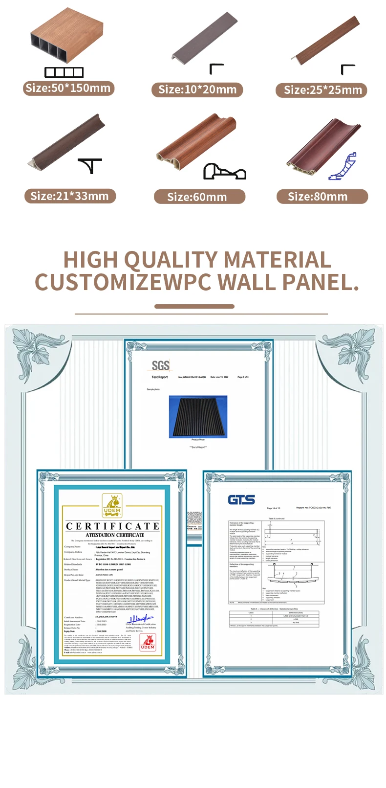 Wpc Great Wall Panel Cladding Wpc Wall Panel For Home Decoration - Buy ...