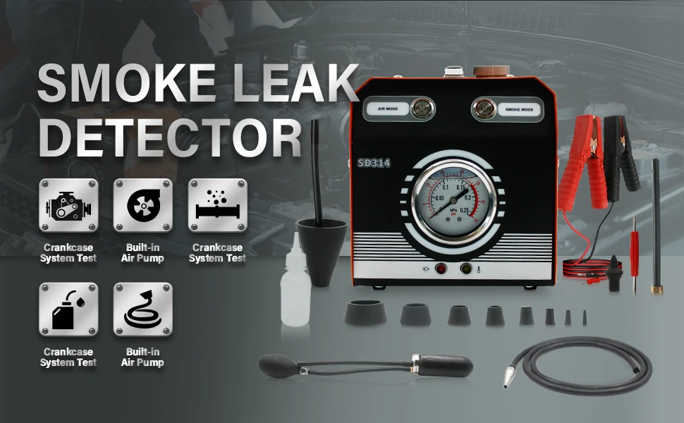 Sd314 Factory Car Pipe Leak Alarm Tester Evap Automotive Leakage ...