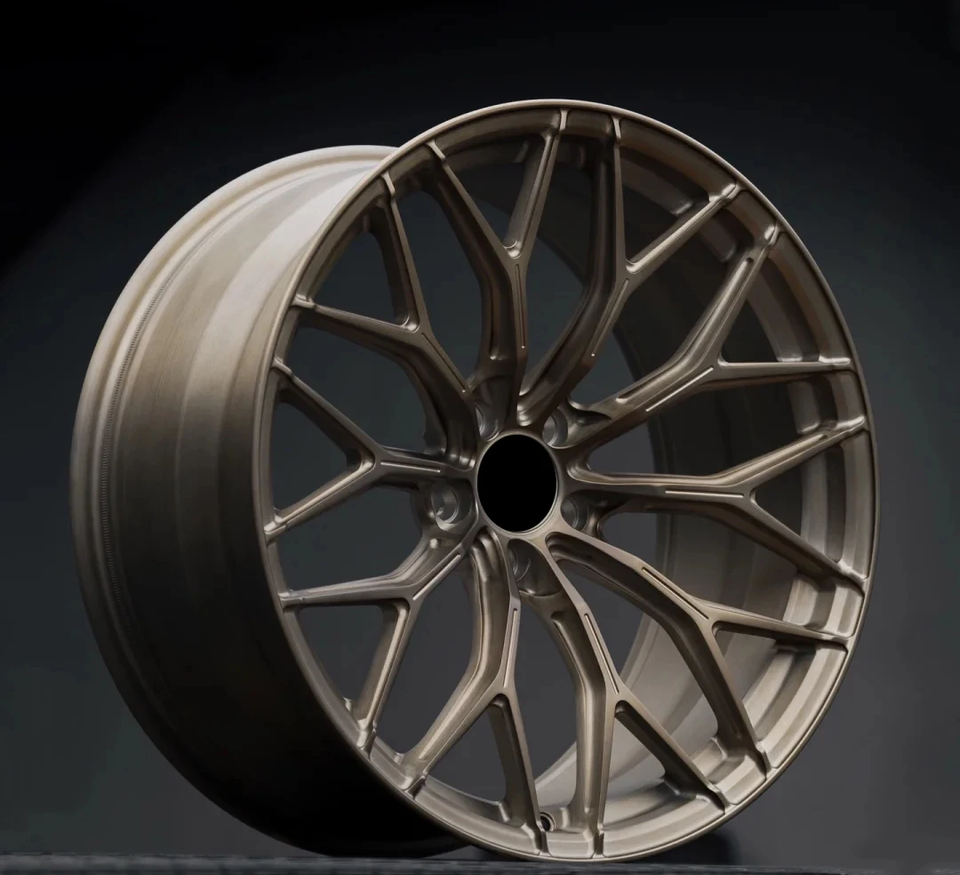 18 19 20 21customized Wheel Brushed Bronze 5x112/130 Forged Wheels ...