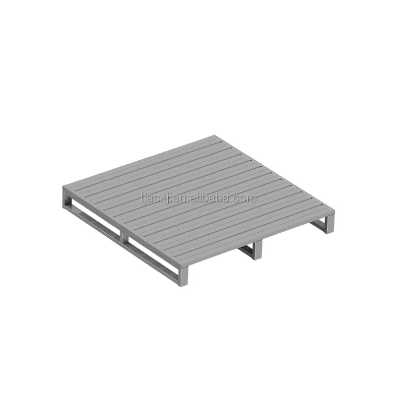 AOCHEN Heavy-Duty Grid-Style Steel Pallet, Four-Way Entry Warehouse ...