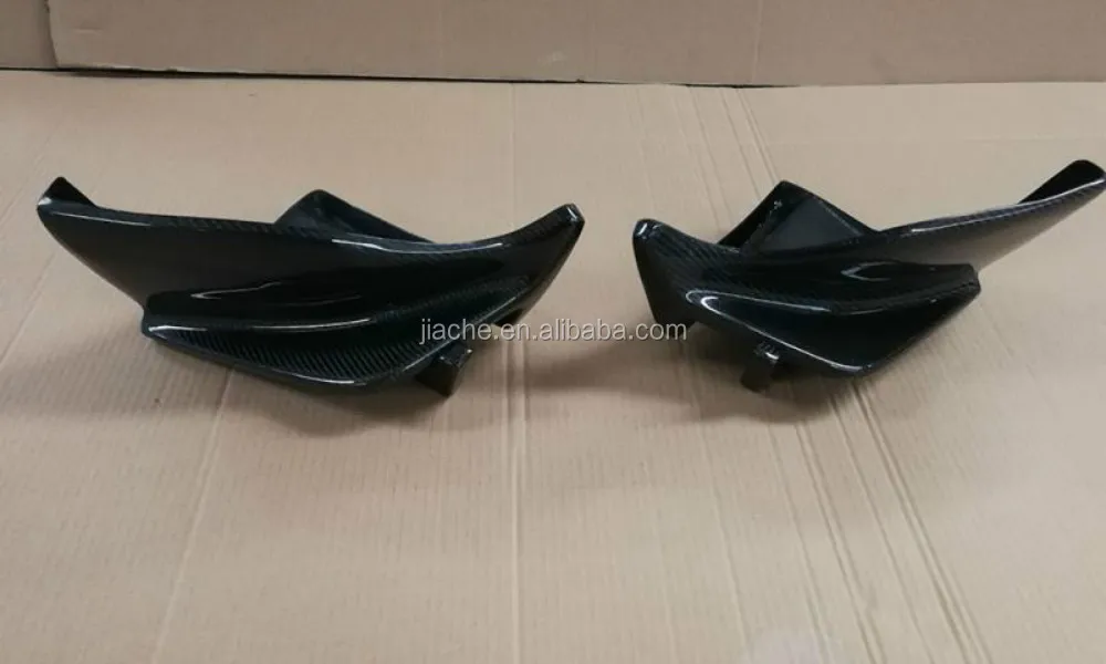Carbon Fiber Front Bumper Lip Side Skirts Door Aprons Rear Diffuser ...