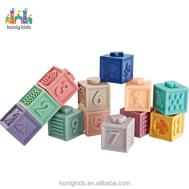 Konig Kids Baby Stacking Toys Baby Toys 0 6 Months Baby Block Set New ...