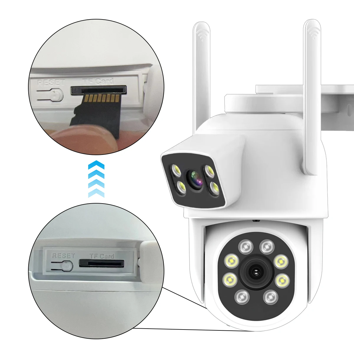 New Design Smart Network Camera with Human Motion Detection Notice ...