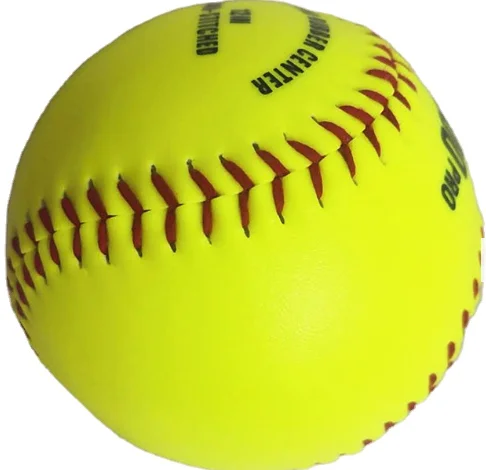 Wholesale Custom Logo Professional Standard Softball Balls Yellow Pu ...