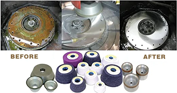 6A2 1A1 12v9 11v9 Cbn Grinding Wheel Diamond CBN Flywheel Grinding ...