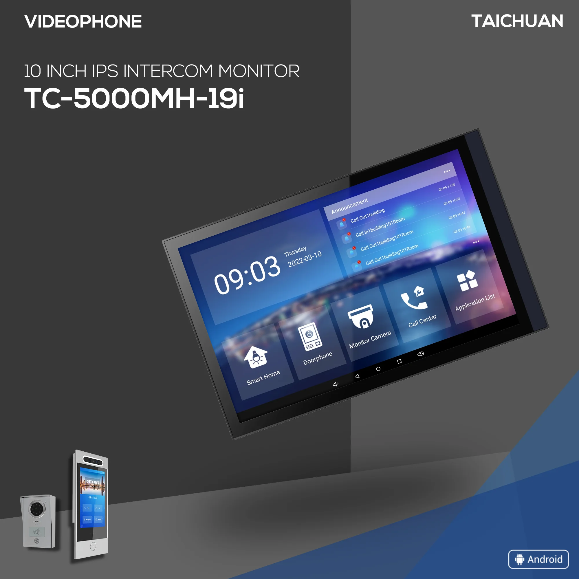 Android 10 Tablet With 2g Ram Tuya Smart Home Control Panel Alexa Home ...